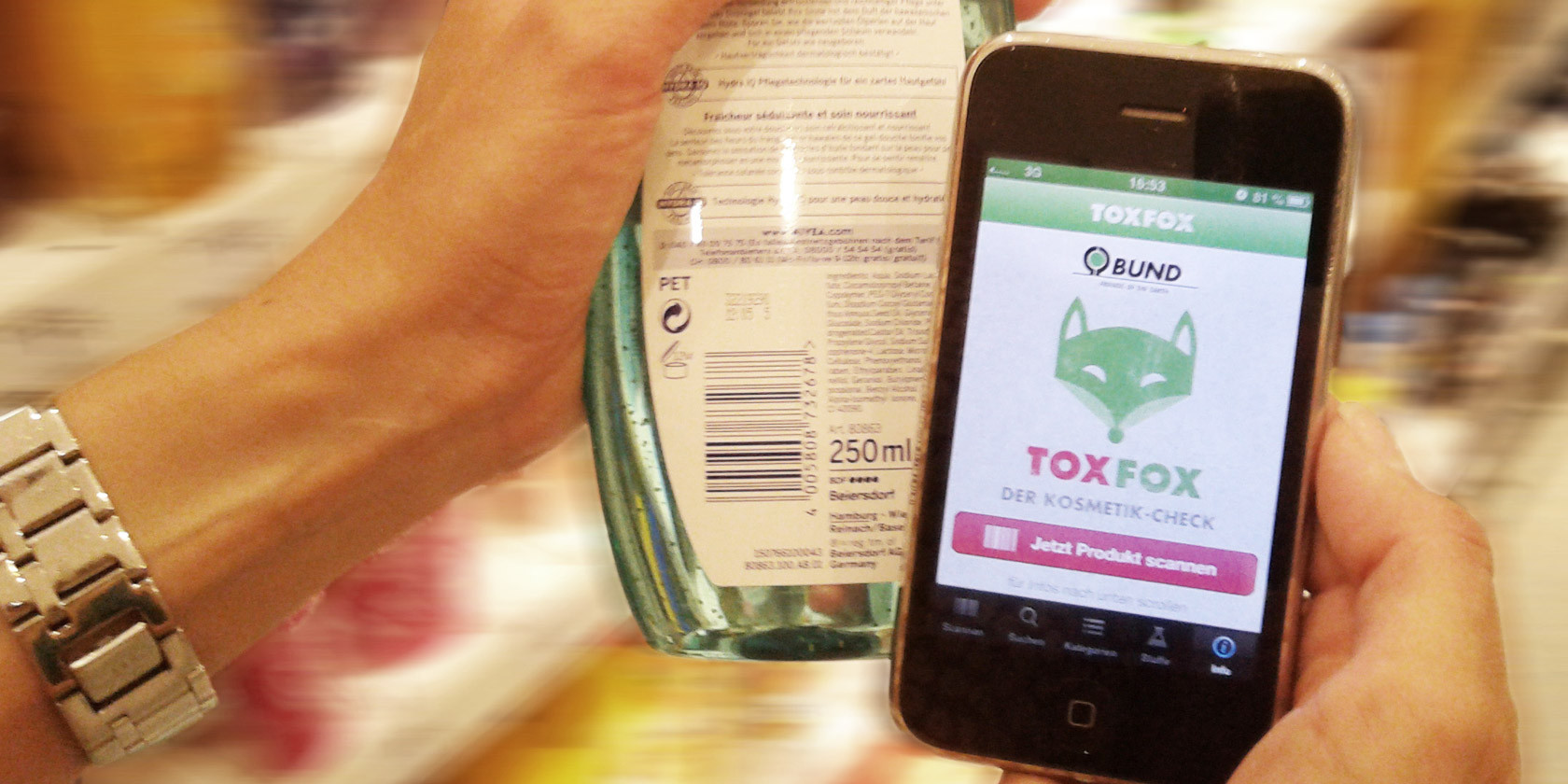 ToxFox: Die App für schlechte Inhaltsstoffe