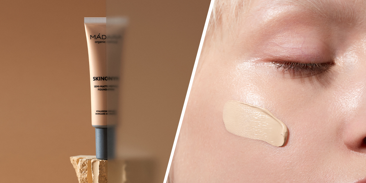 MÁDARA: Die semi-matte Foundation, die sich dem Hautton anpasst ...